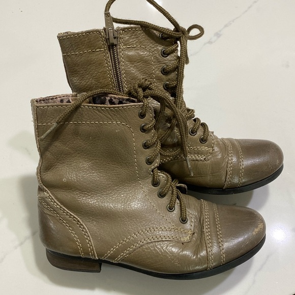 Steve Madden | Shoes | Steve Madden Little Girl Lace Up Boots Well ...